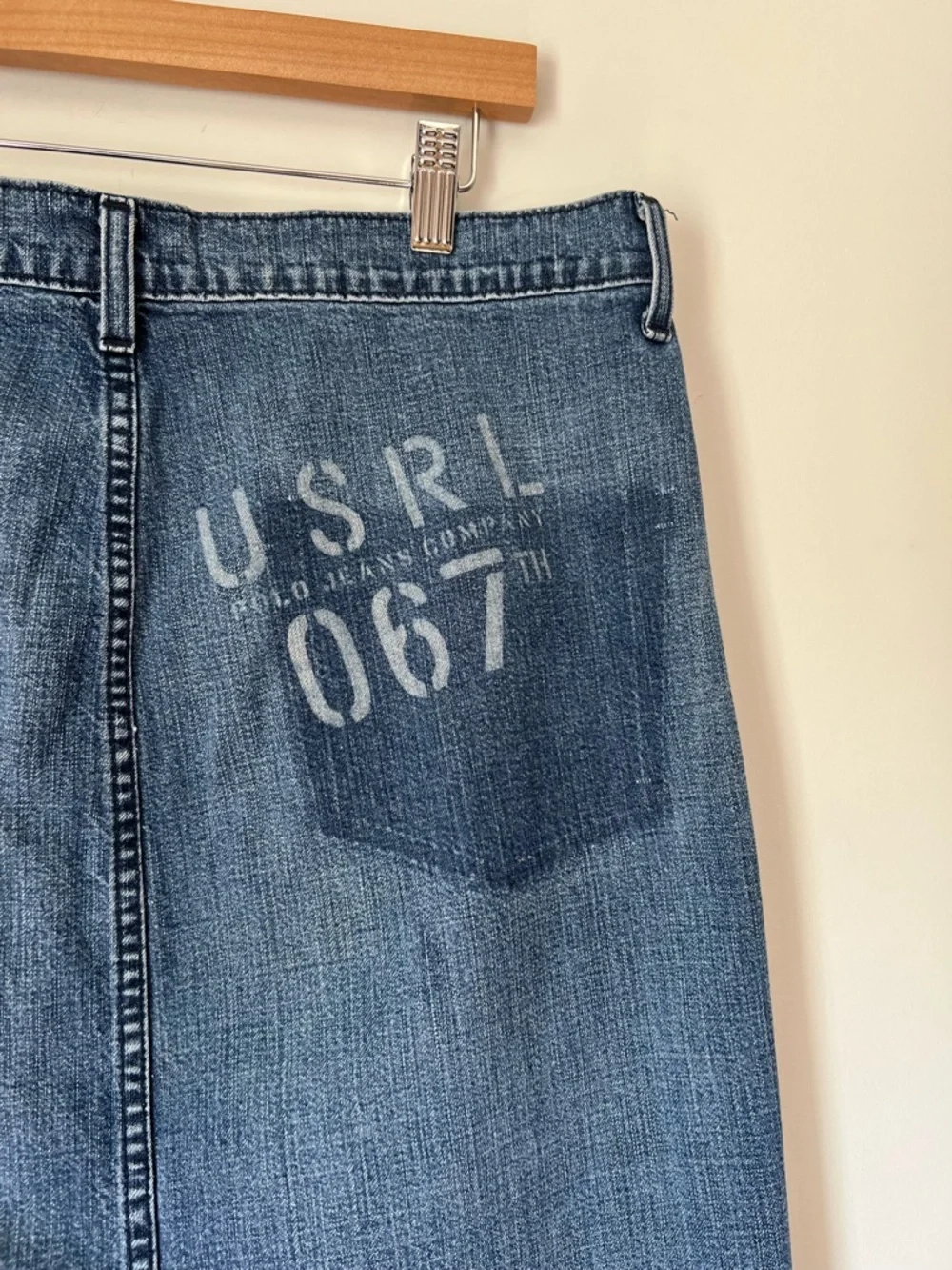 Polo Ralph Lauren | Skirts | Us Polo Ralph Lauren Classic Blue Denim ...